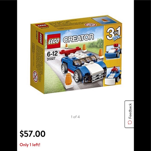 Lego | Toys | Lego Creator Blue Racer | Poshmark